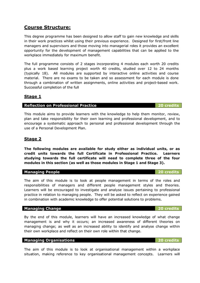 Business and management short courses handbook | PDF