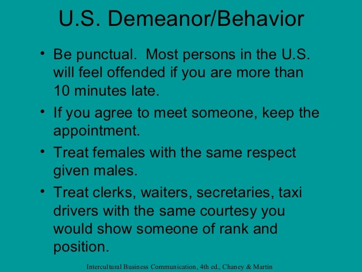 Business and Social Customs: Chapter 9