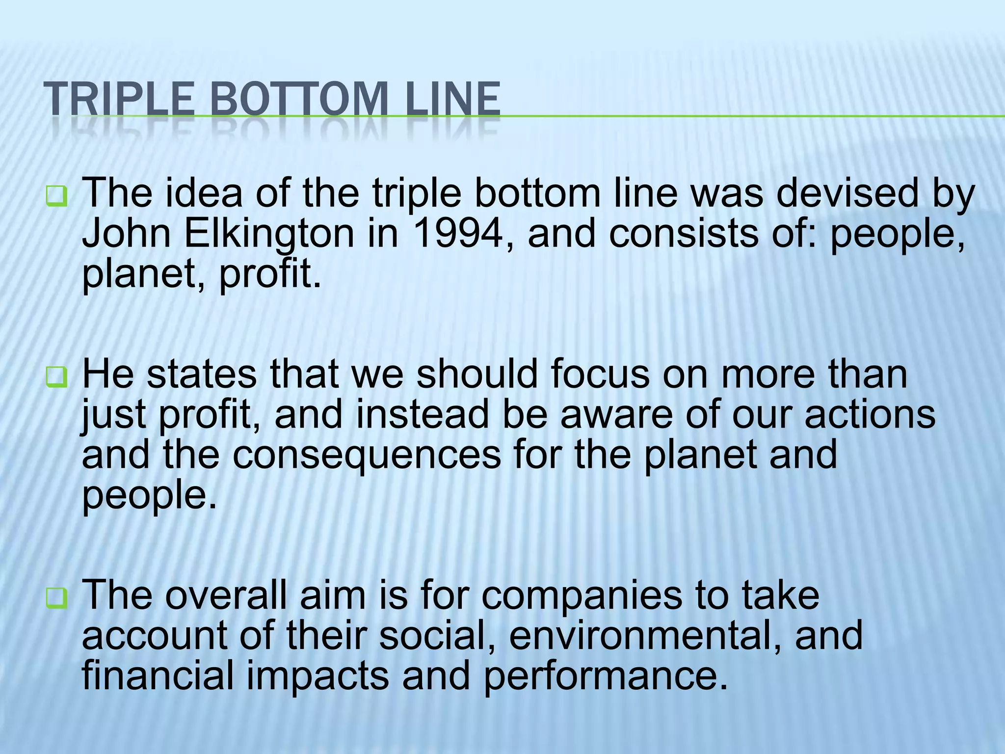 Business and sustainability | PPTX