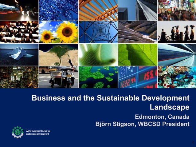 Business And The Sustainable Development Landscape | PPT | Green ...