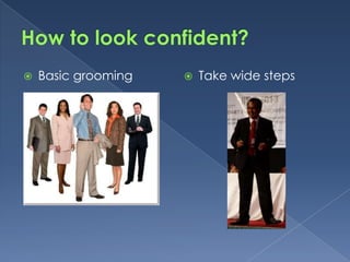 Professional Appearance & Etiquette - Basic guides on body language | PPSX