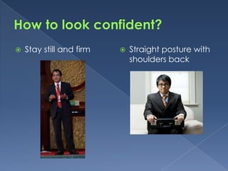 Professional Appearance & Etiquette - Basic guides on body language | PPSX