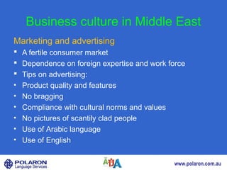 Doing Business in the Middle East | PPT