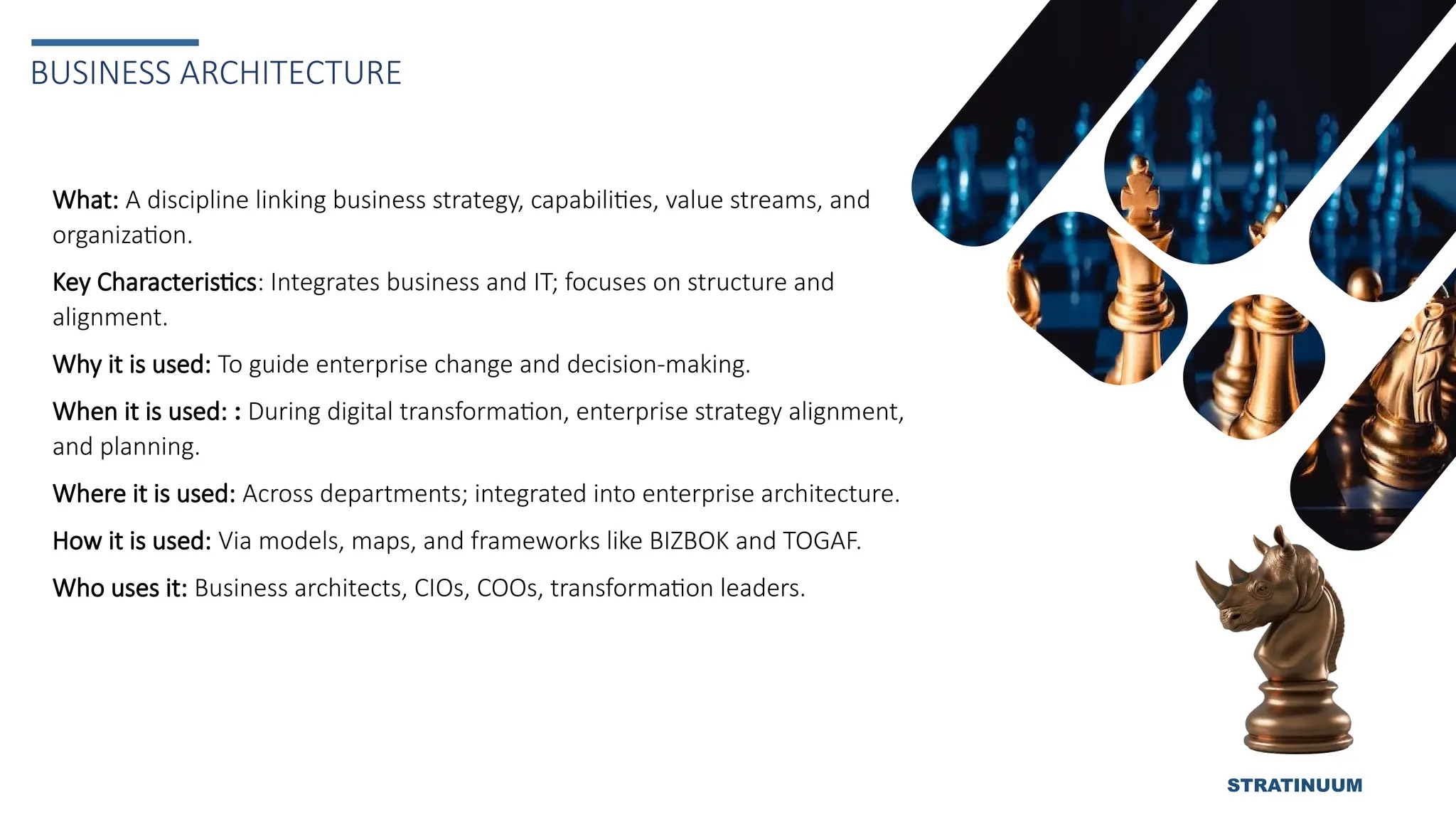 key terms relating to Business Architecture | PPTX