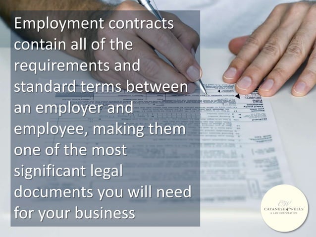 Key Components of an Employment Contract | PPTX