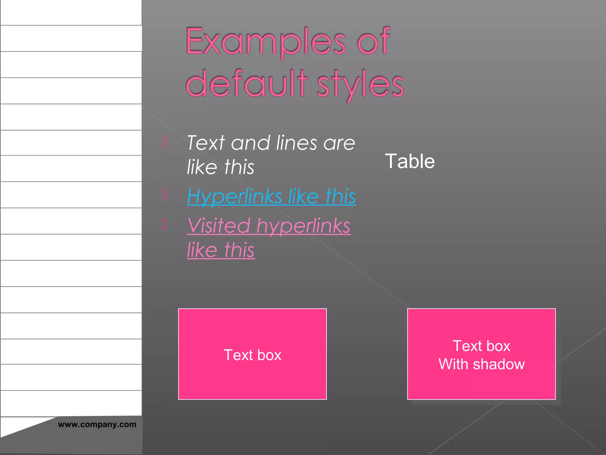 Business block presentations ppt format | PPT | Web Design and HTML | Internet