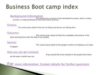 Business boot camp presentation for slideshare | PPTX