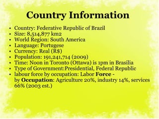 Business Brazil Presentation | PPT