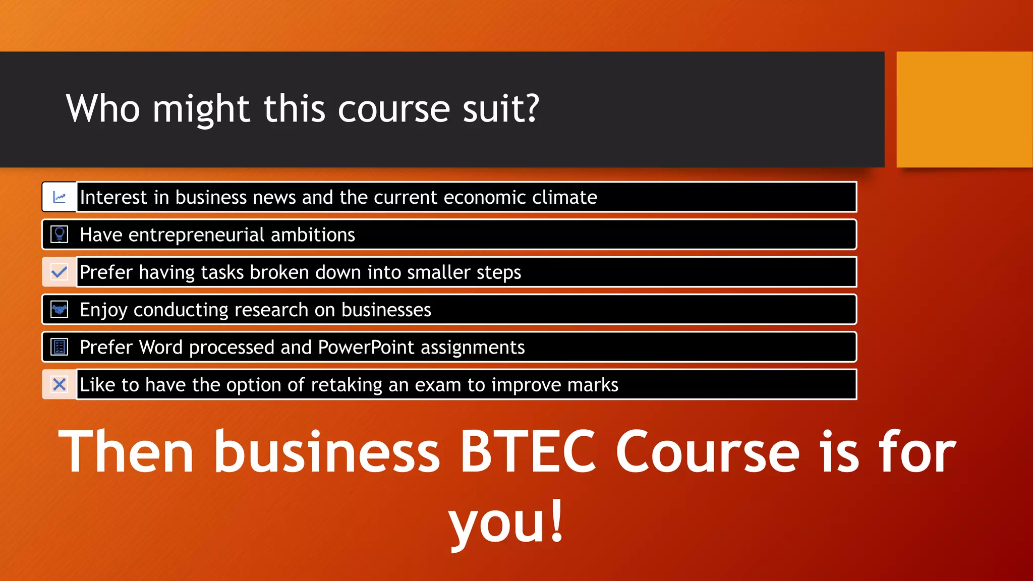 Business BTEC | PPTX