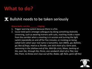 WHY PEOPLE BULLSHIT AND WHAT TO DO ABOUT IT | PPTX