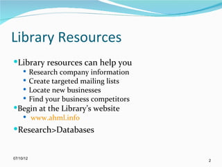 Databases for Business | PPT