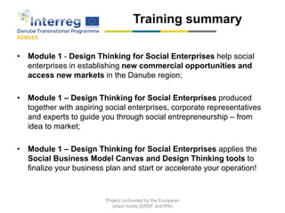 Module 1 – Creating social change by successful entrepreneurship Social ...