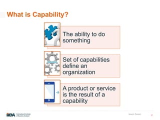 Business Capability Analysis | PDF