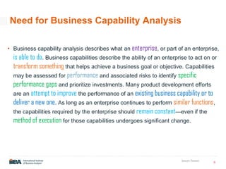 Business Capability Analysis | PDF