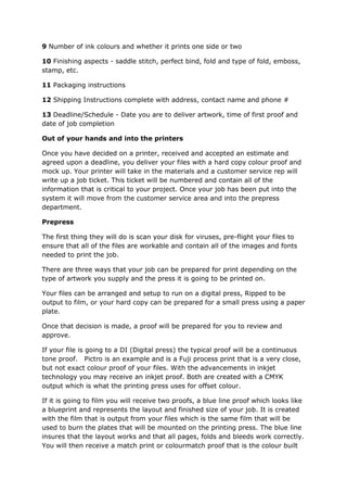 Business Card - Client Interaction | DOCX
