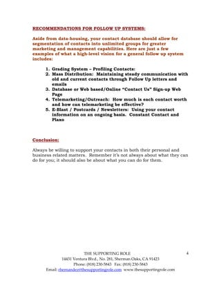 Business Card Follow Up Tracking System | PDF