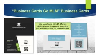 BUSINESS CARDS GO MLM | PPTX