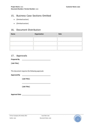 Business case | DOCX