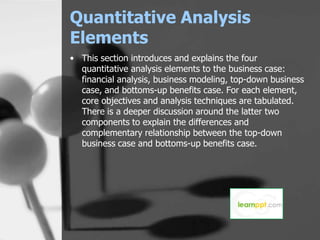 Business case | PPTX