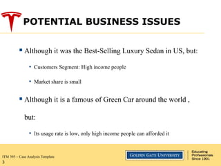 Tesla business case analysis | PPTX