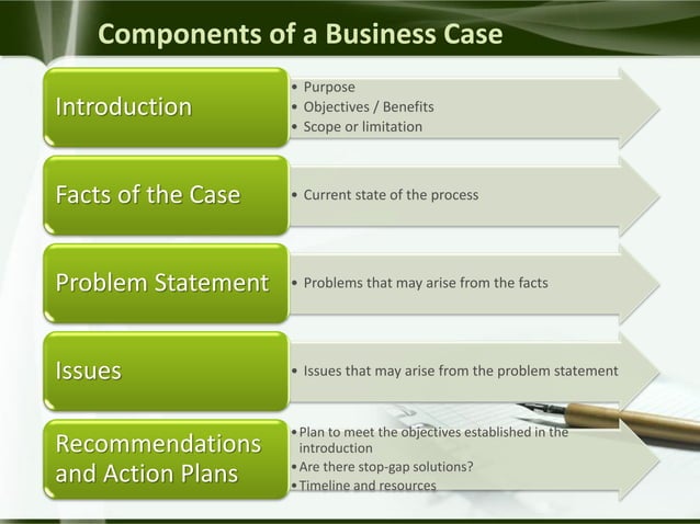 Standard Business Case Development | PPT