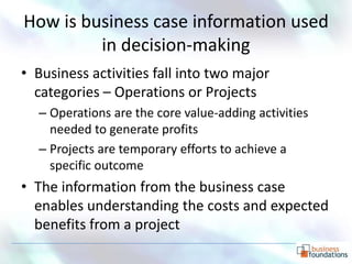 Business Case Development - How and Why | PDF