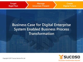 Business case for digital enterprise system enabled business process ...