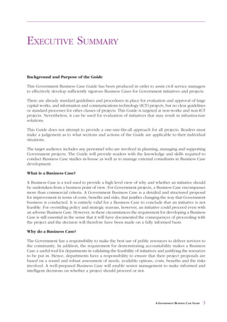 Business Case Guide | PDF