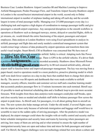 Business Case London Heathrow Airport Launches BI and Machine Learn.pdf
