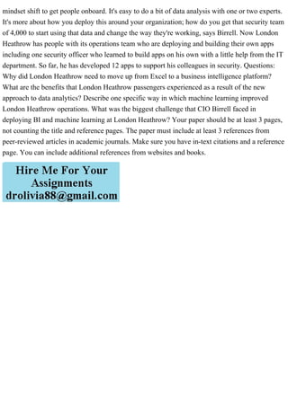 Business Case London Heathrow Airport Launches BI and Machine Learn.pdf