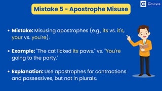 Common Mistakes in English Grammar | PDF