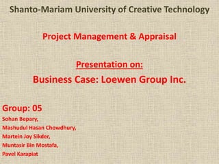 Business case study of loewen group inc. | PPTX