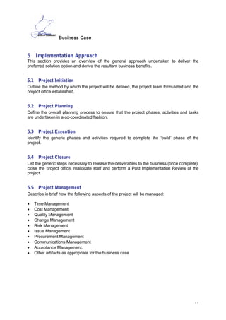 Business case template | DOC