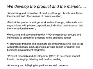 Case presentation - Recognizing PWD Productivity (TWH) | PPT