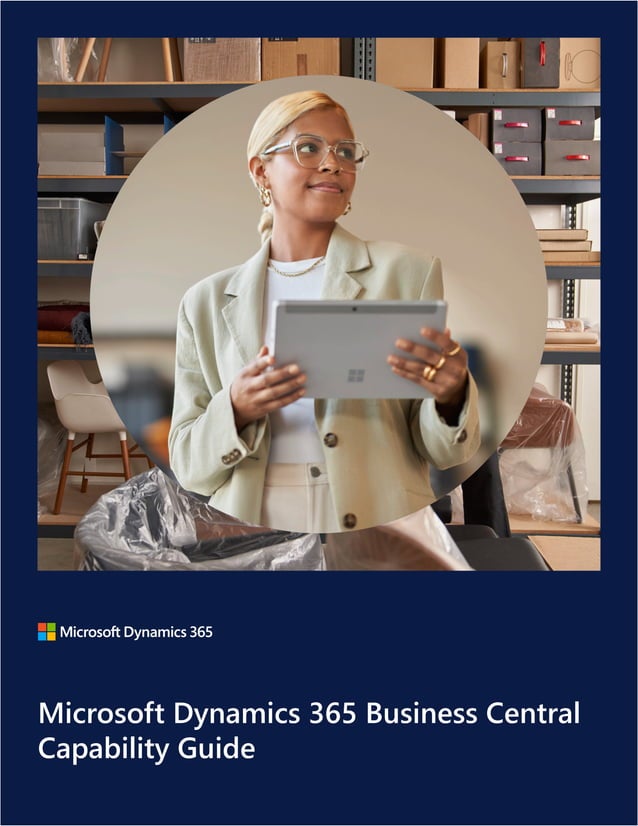 Microsoft Dynamics 365 Business Central Capability Guide | PDF ...