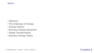 People and Business change introduction | PPT