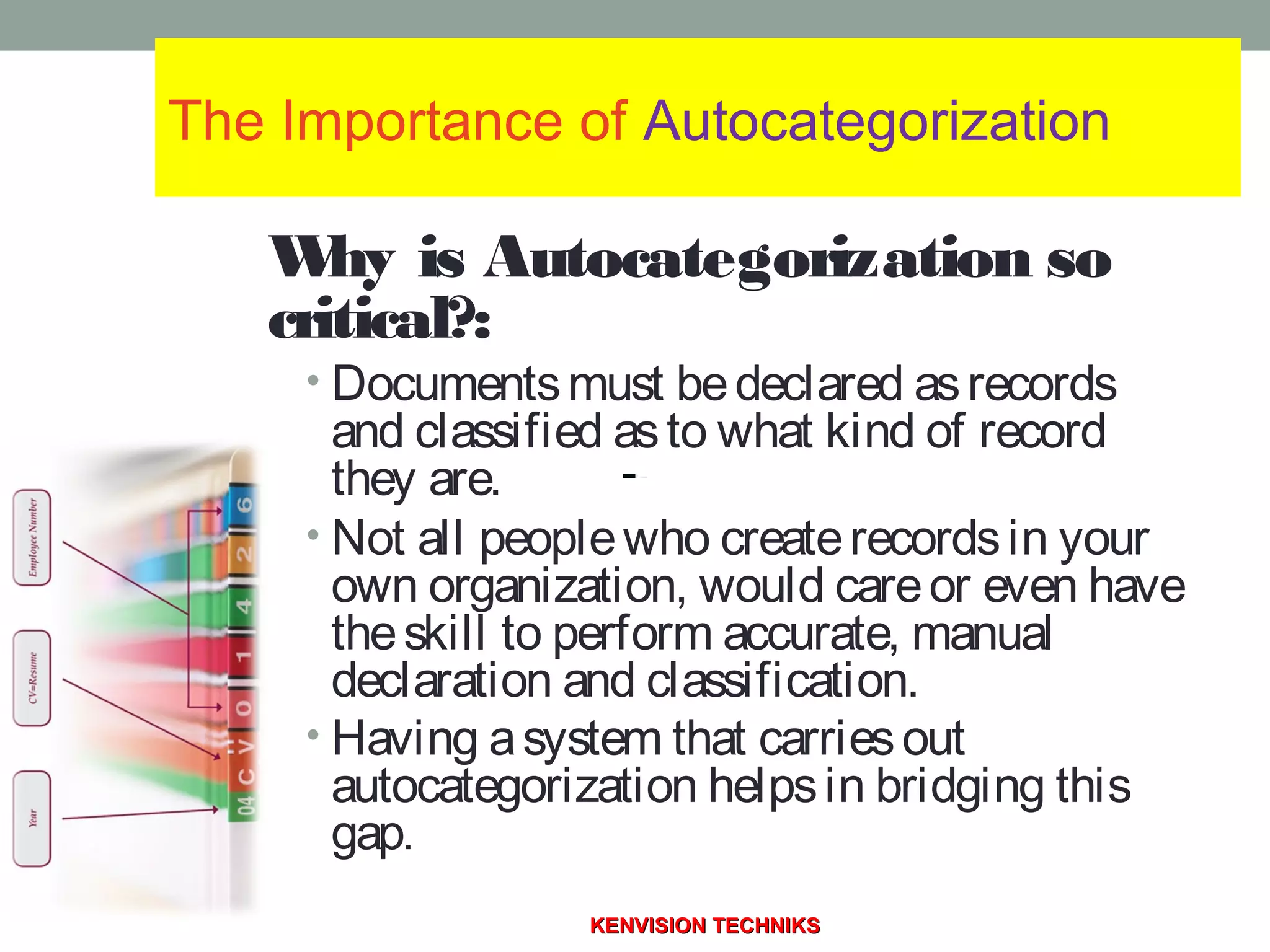 Business classification scheme (Taxonomy) | PPT