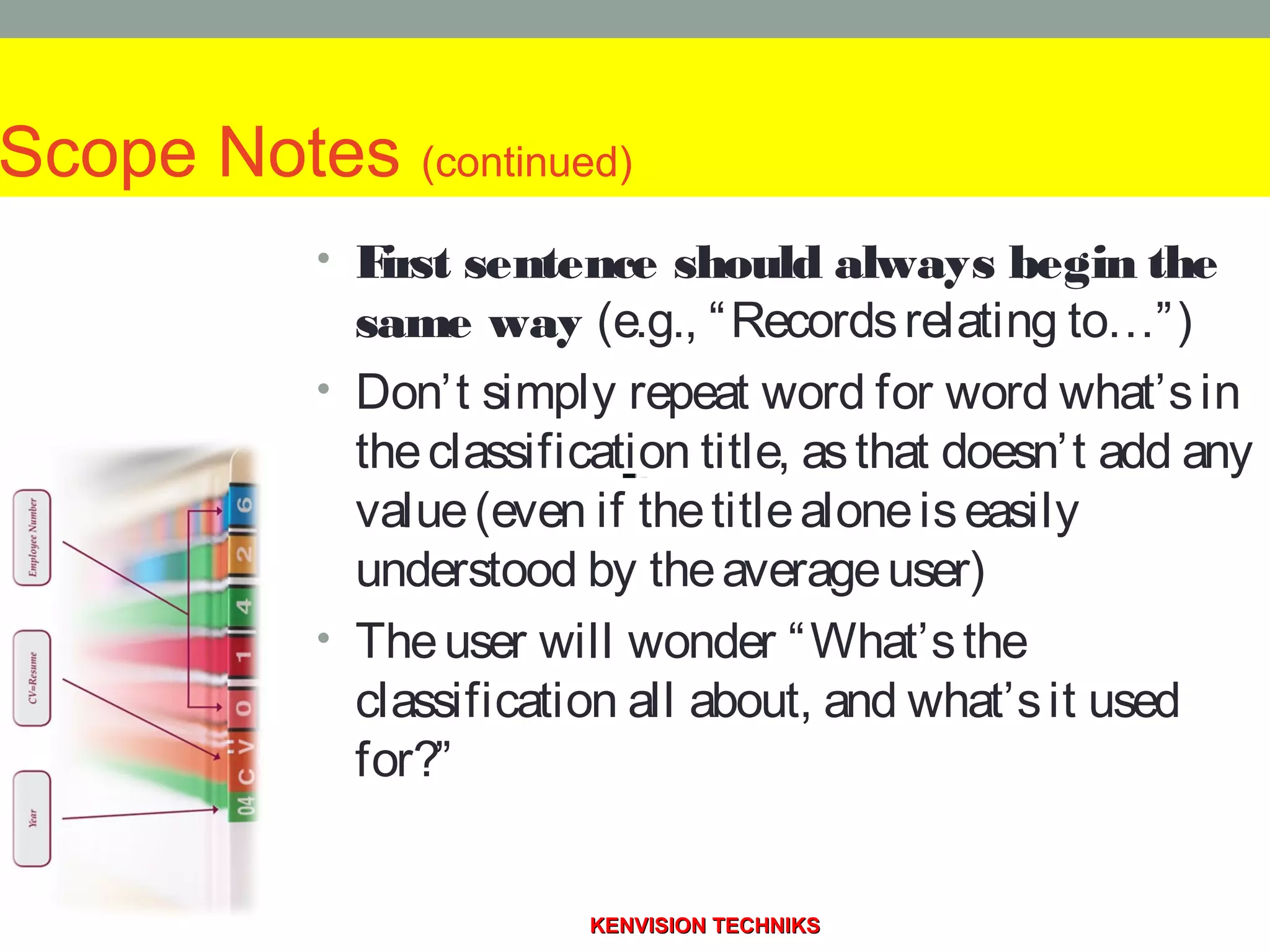 Business classification scheme (Taxonomy) | PPT