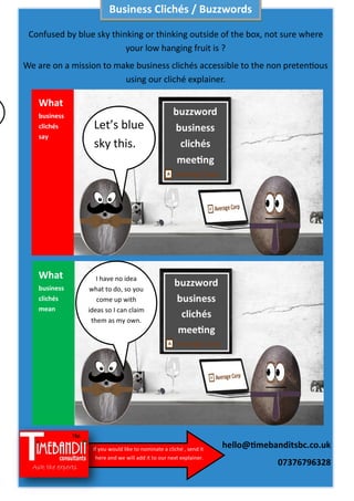 Business cliches template | PDF | Business | Business and Finance