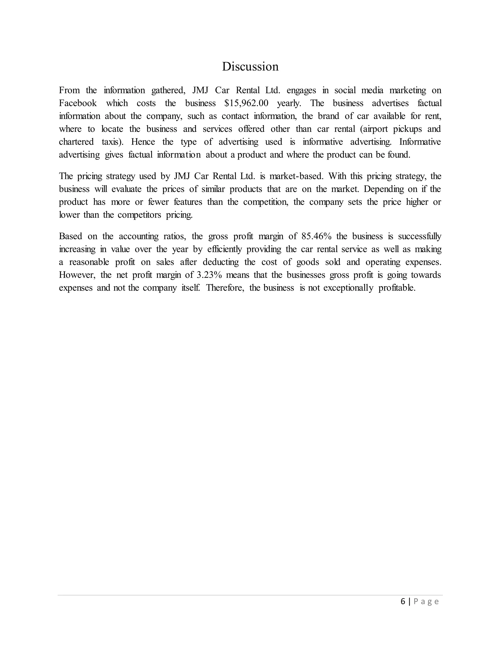 CSEC Business Cognate SBA (Principles of Business & Accounts) SAMPLE | DOCX