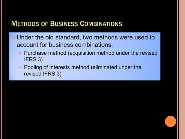 Business combinations | PPTX | Mergers and Acquisitions | Business ...