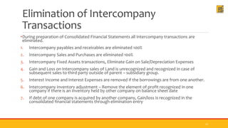 Business combinations & Consolidations | PPTX