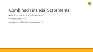 Business combinations & Consolidations | PPTX