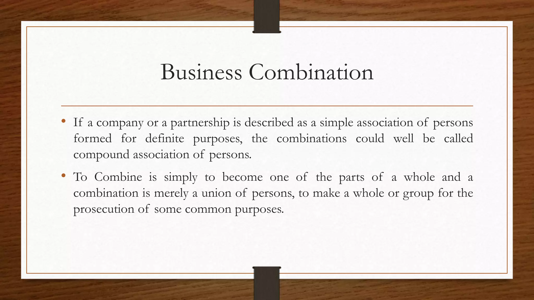 Business combinations | PPTX