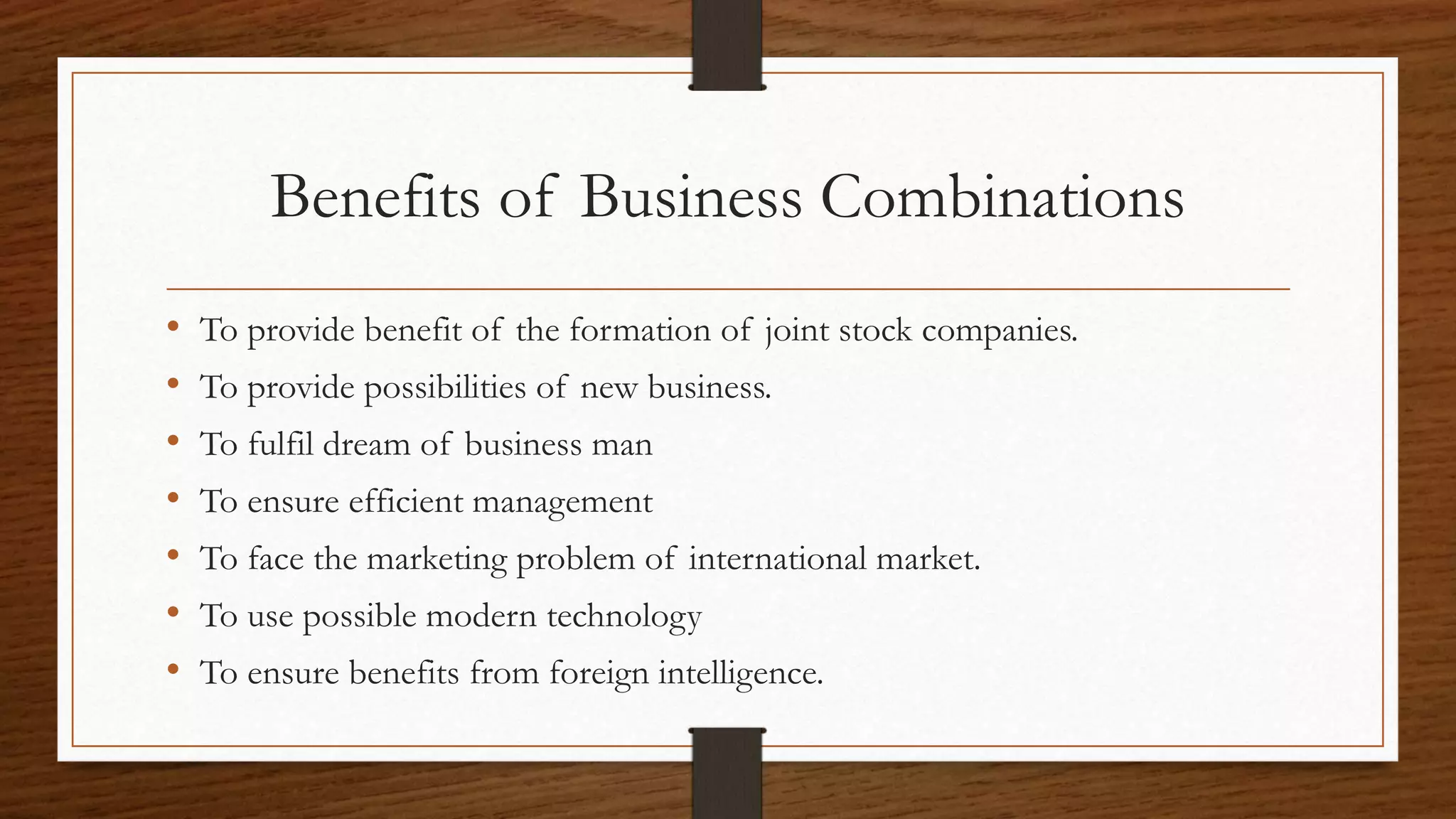 Business combinations | PPTX