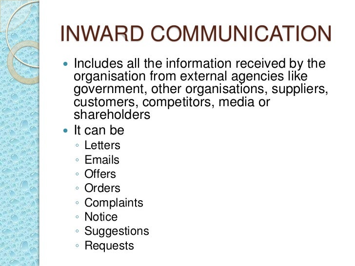 Business communication