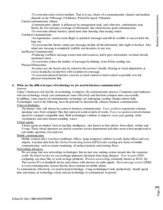 Business communication Chapter 1-4 | DOCX | Computer Networking | Computing