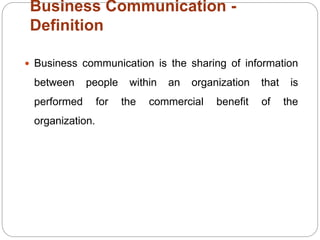 Business Communication | PPTX