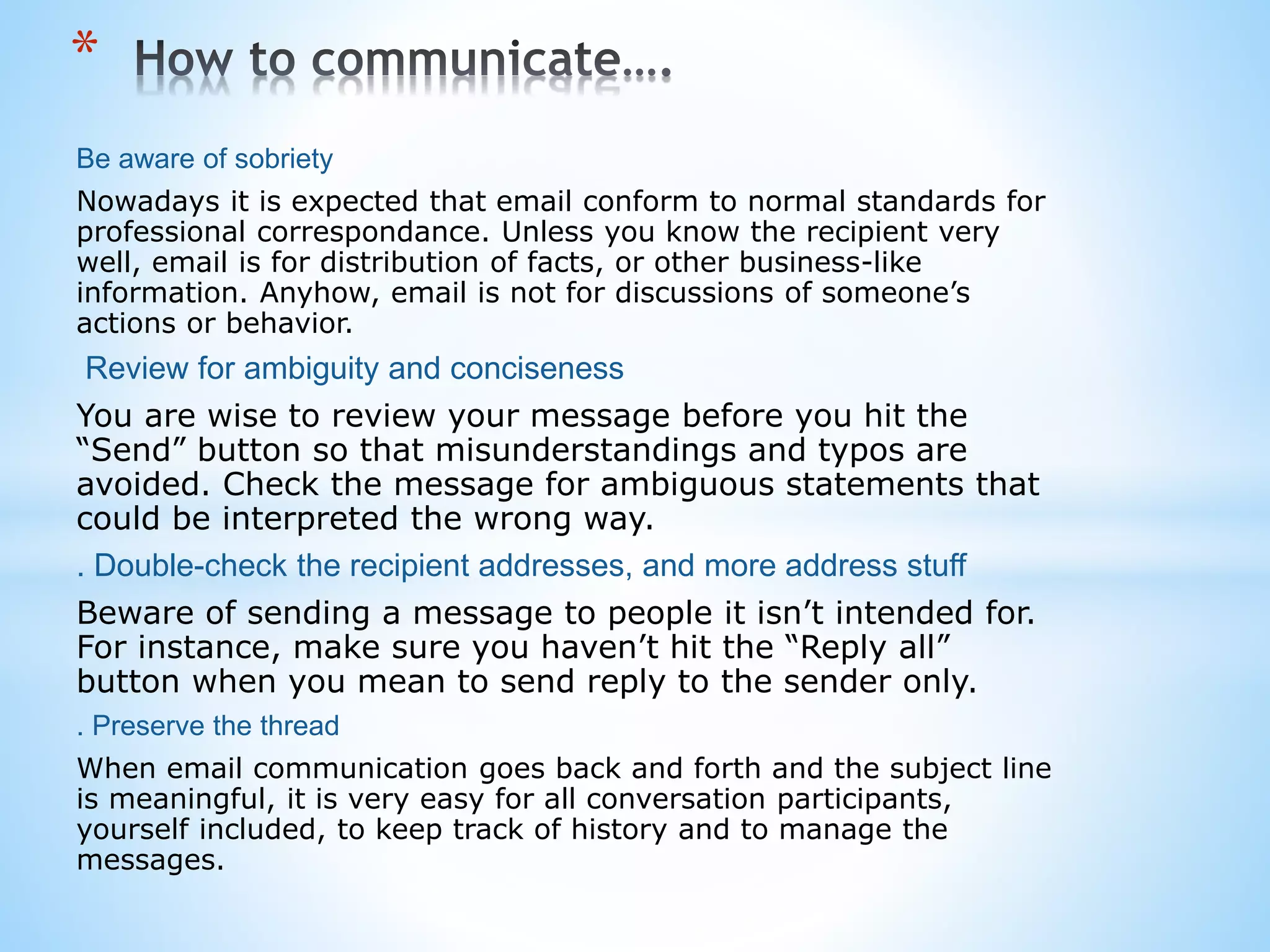 Business communication-email | PPTX