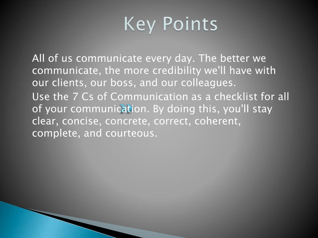 7'c communication | PPT